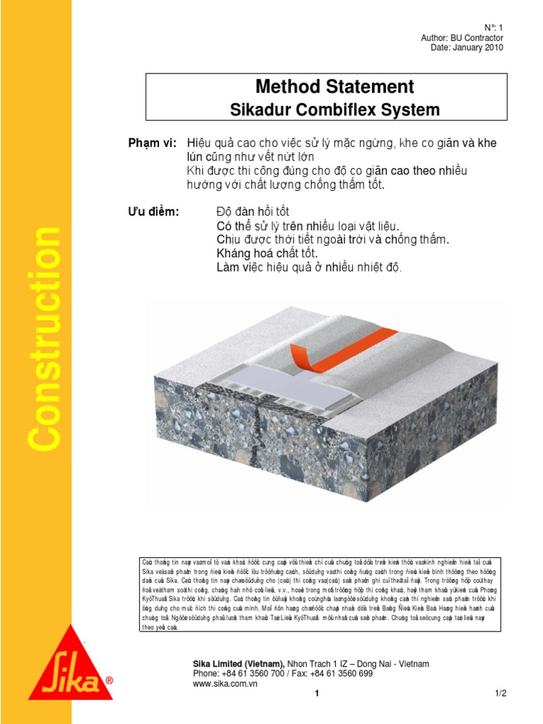 Ms Sikadur Combiflex System VN | PDF
