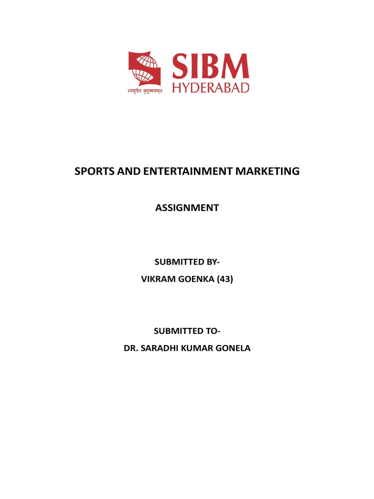 Sports and Entertainment Marketing | PDF | Mass Media
