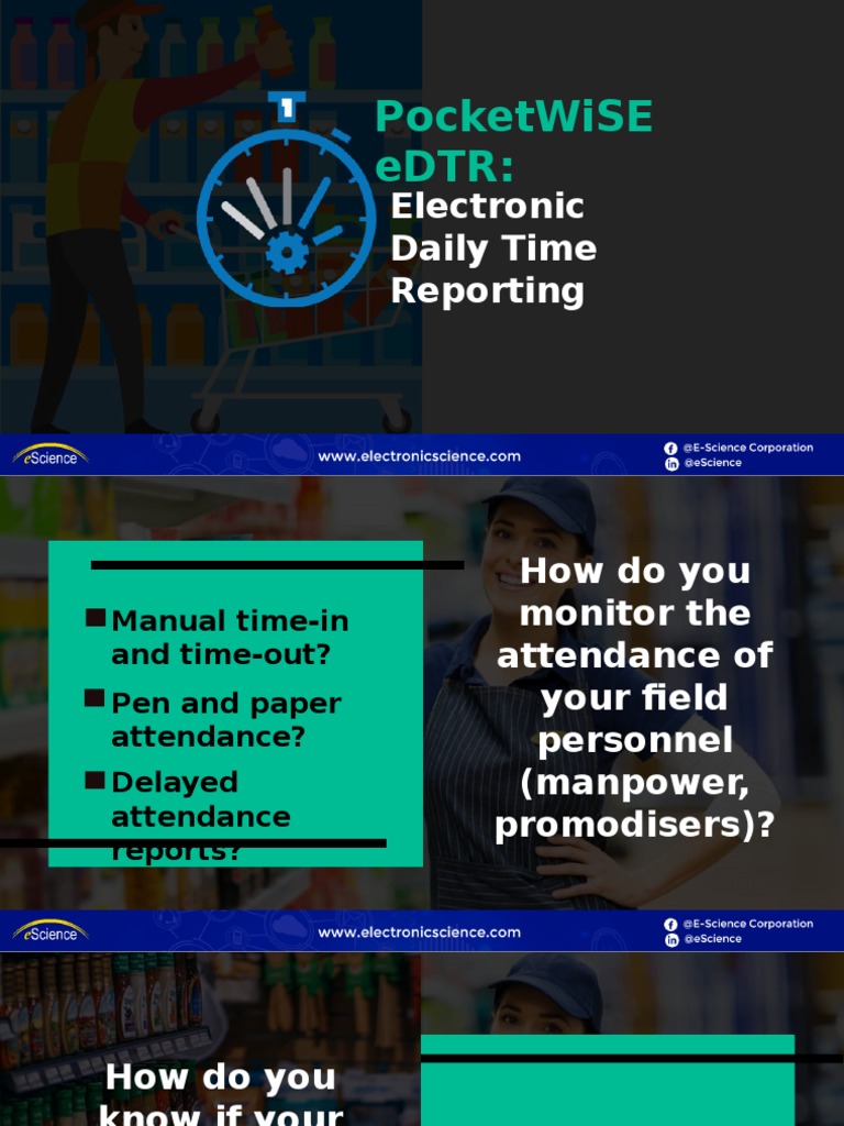 Pocketwise Edtr:: Electronic Daily Time Reporting | PDF | Computer ...