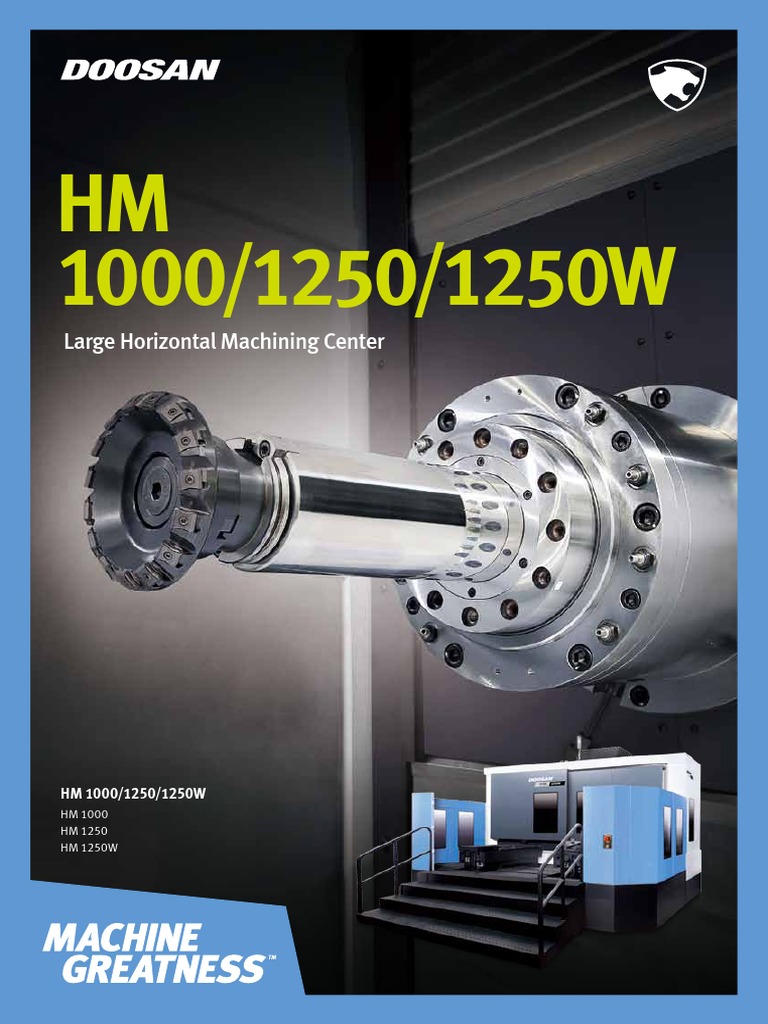 Large Horizontal Machining Center: HM 1000 HM 1250 HM 1250W | PDF ...