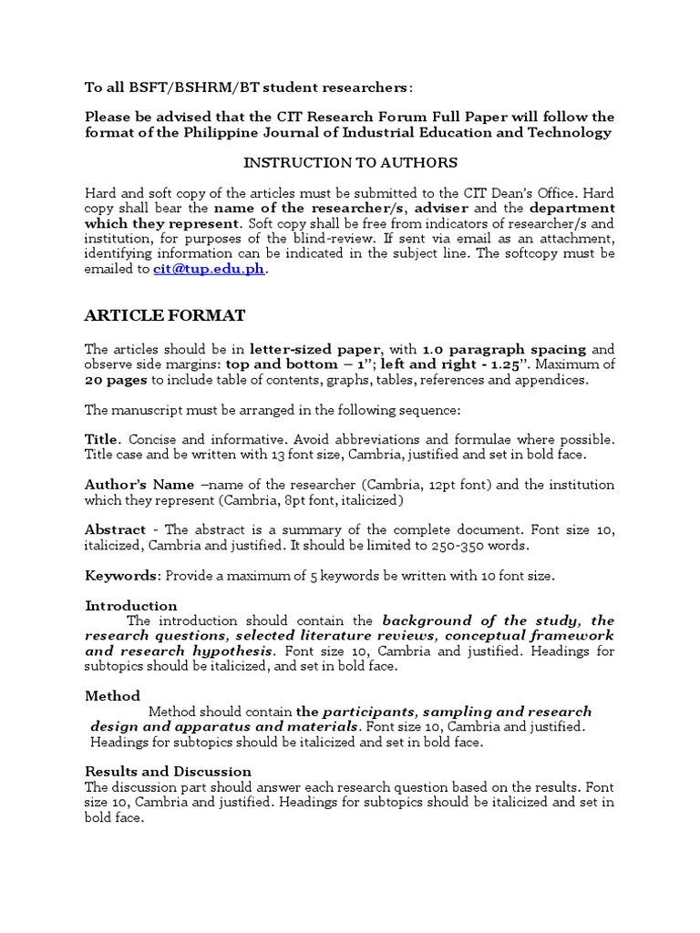 Full Paper Guidelines | PDF | Digital Object Identifier | Citation