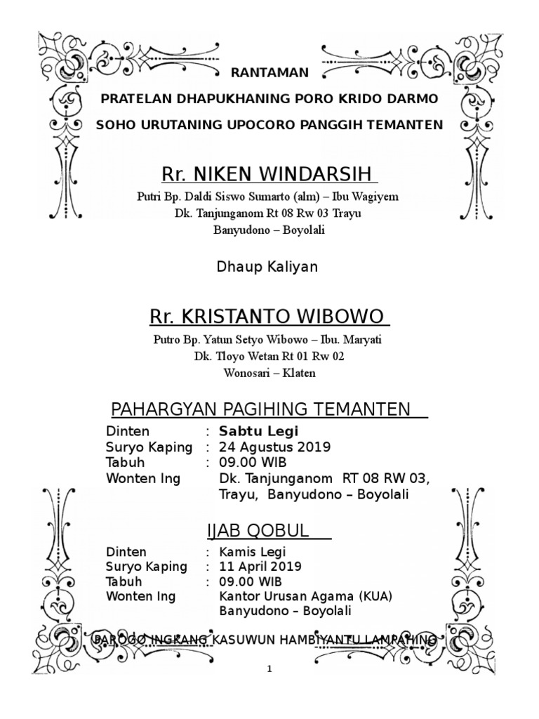 Rantaman Niken Windarsih | PDF
