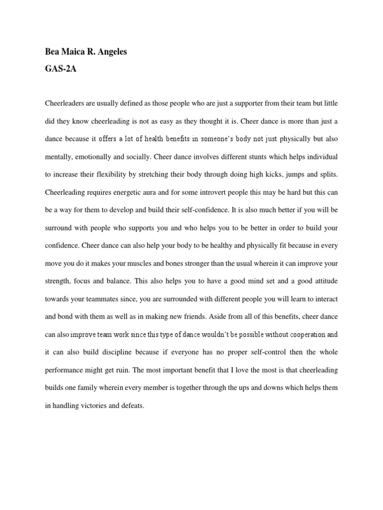 The Physical, Mental and Social Benefits of Cheerleading: How Cheer ...