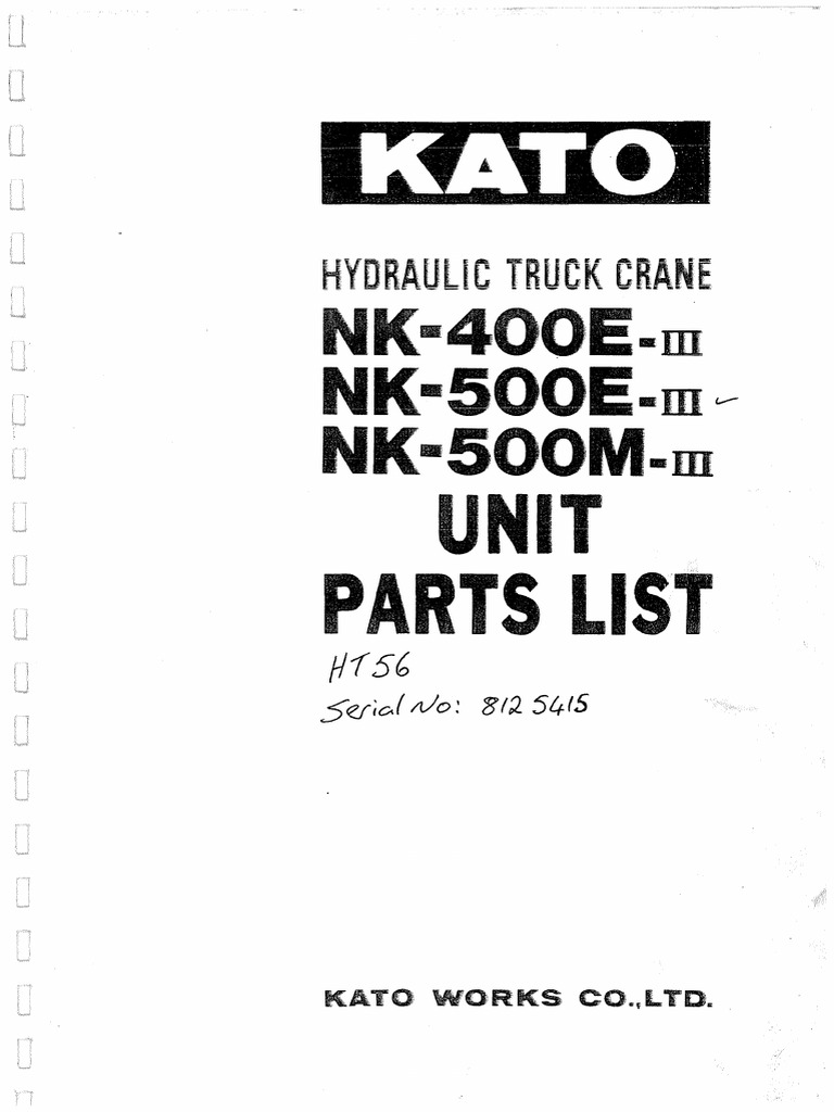 NK 500 M-3 Parts Manual | PDF | Internal Combustion Engine | Rotating ...