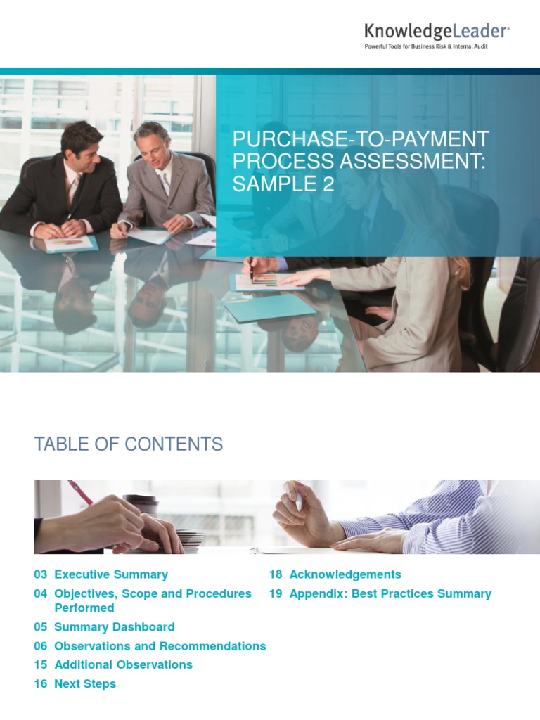Purchase-To-Payment Process Assessment - Sample 2 | PDF | Accounts ...