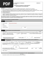 New DGT Form - PER 25 | PDF | Taxpayer | Double Taxation