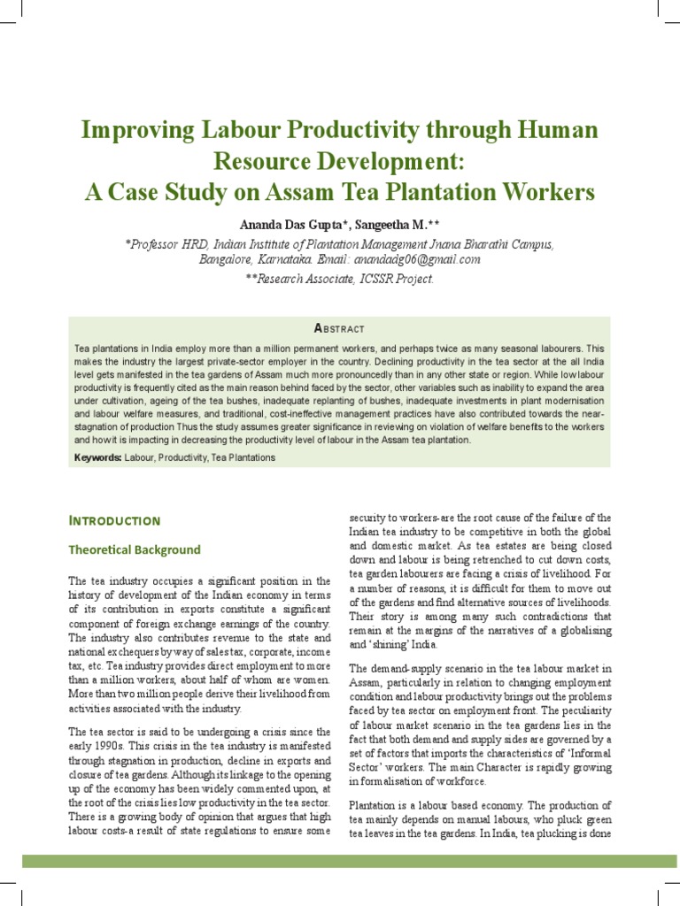 Case Study by Ananda Das Gupta PDF | PDF | Employment | Human Resources
