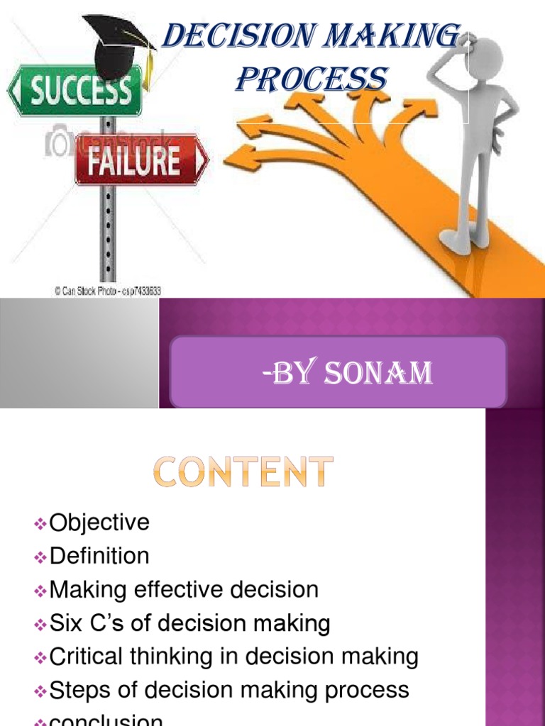 Decision Making Process @sonam | PDF
