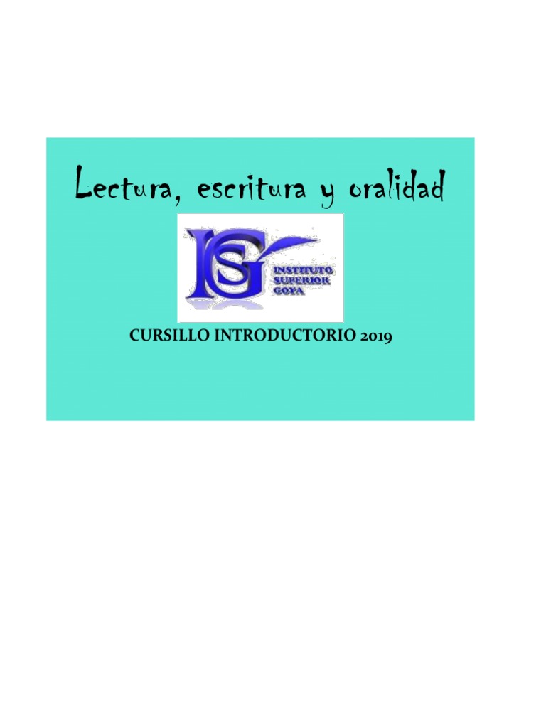 Cuadernillo Isg - Final | PDF