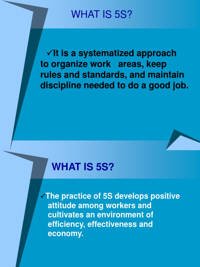 An Introduction to 5S and its Benefits for Organizing the Workplace ...