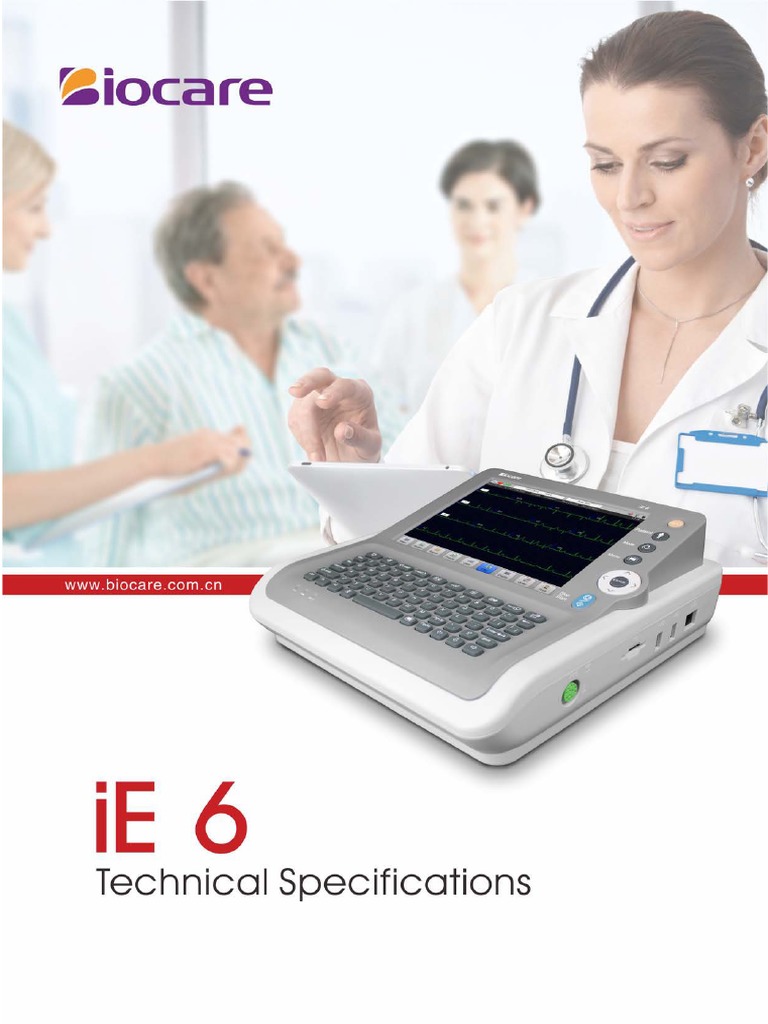 Technical Specification-iE6 V1.0 PDF | PDF | Electrocardiography | Power Supply