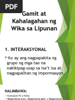 Grade 11 - Conative, Informative at Labeling Na Gamit NG Wika | PDF