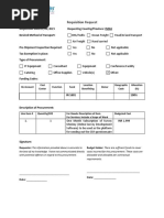 Blank Material Requisition Form | PDF