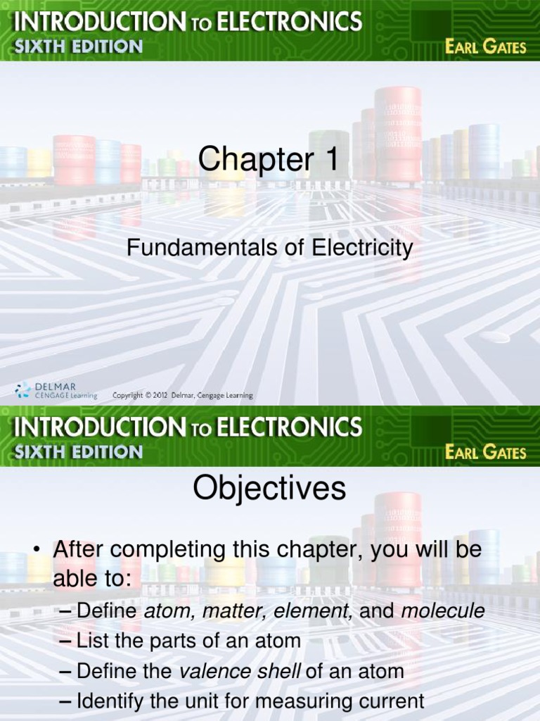 Chapter 01 Fundamentals of Electricity | PDF | Electric Current | Voltage
