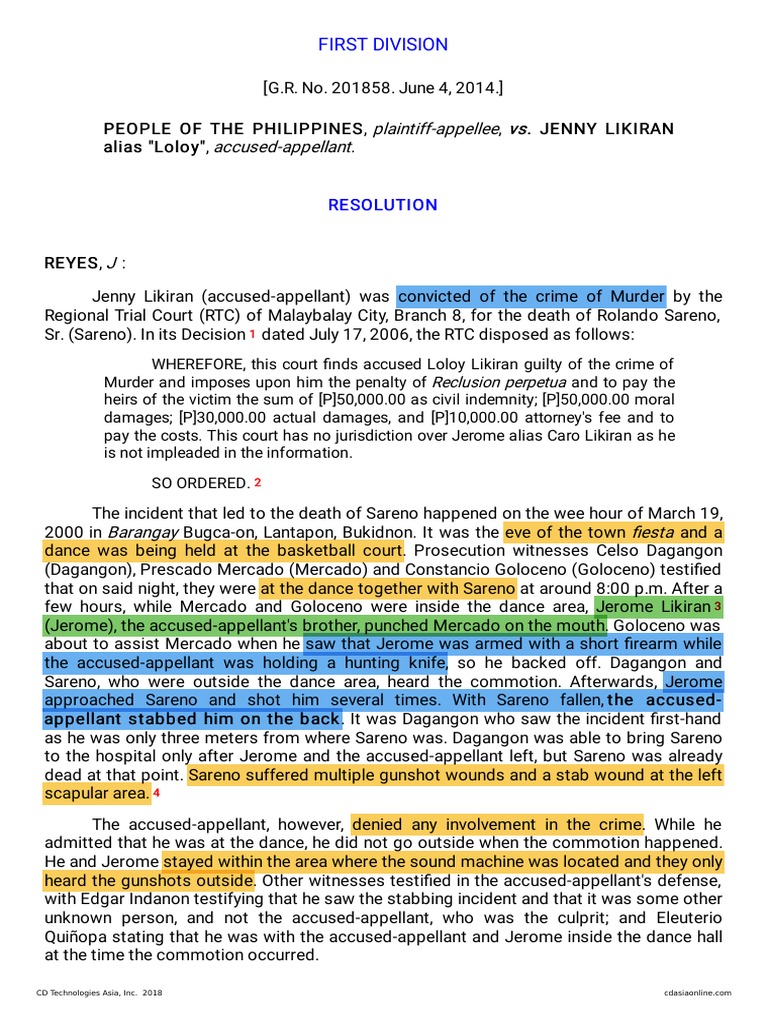 People v. Likiran | PDF | Prosecutor | Sentence (Law)