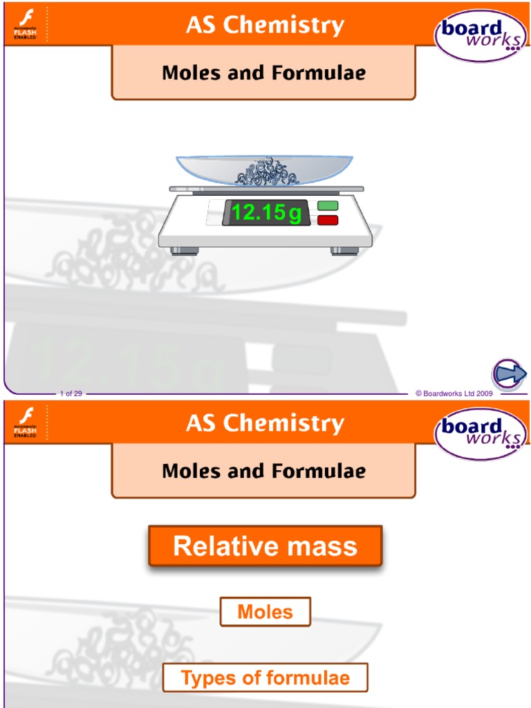 Mole Board Works | PDF | Gases | Mole (Unit)