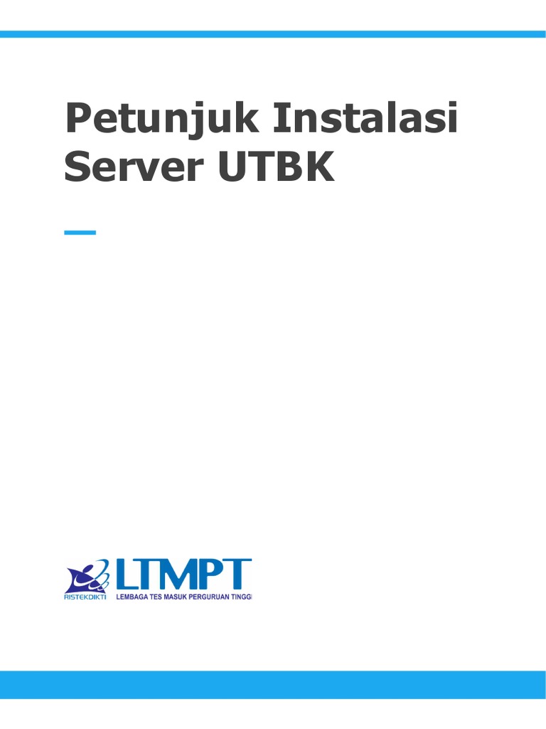 Petunjuk Instalasi Server UTBK | PDF