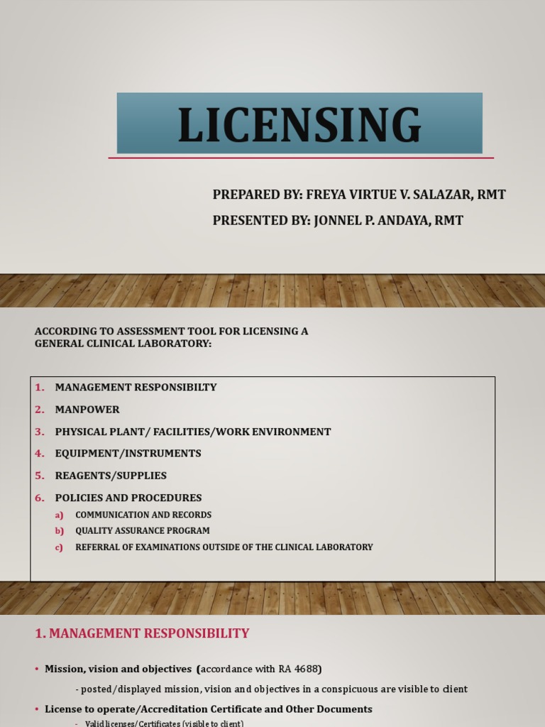 LICENSING Lab Management | PDF | Pathology | Clinical Pathology