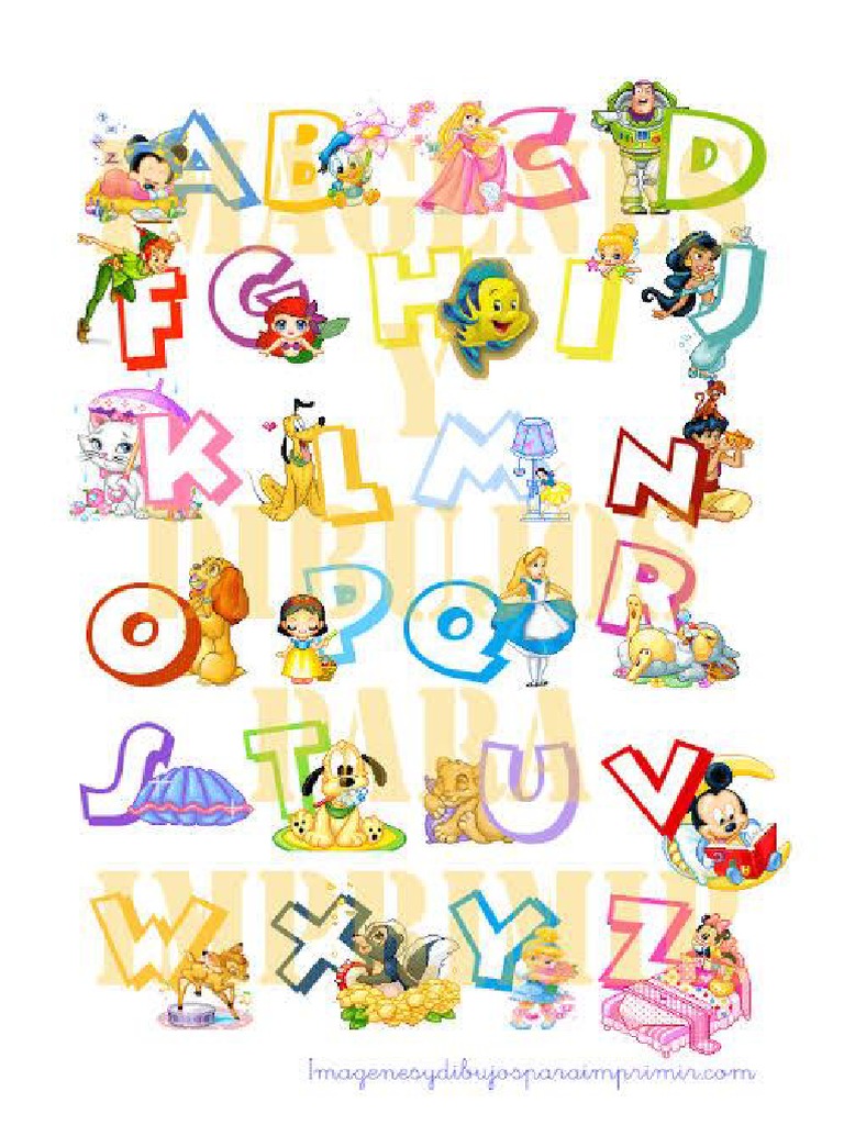 8 Ideas De Letras Disney Para Imprimir Letras Disney Para Imprimir