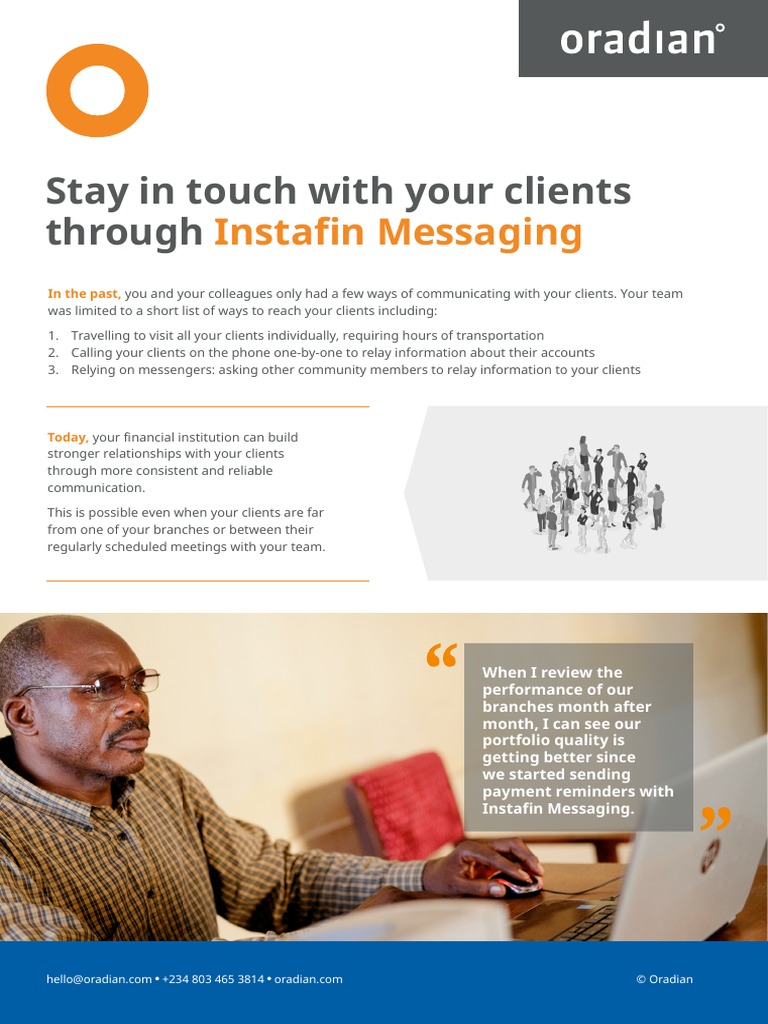 InstafinMessaging Africa | PDF | Instant Messaging | Loans