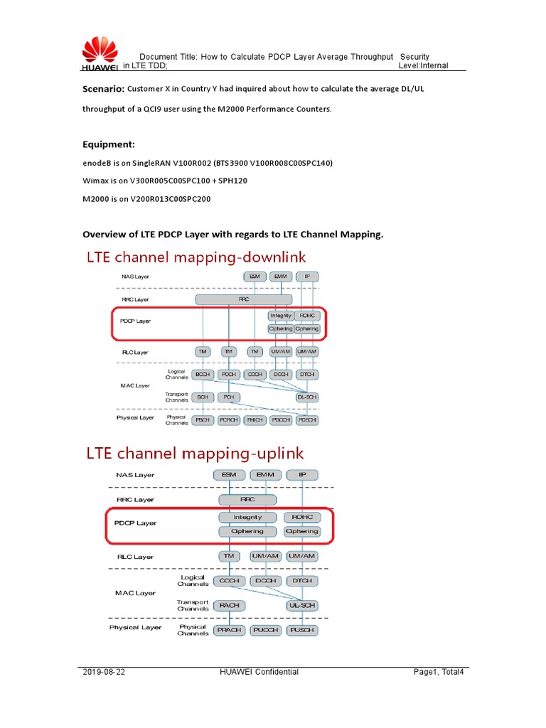 Calculate LTE TDD PDCP Throughput | PDF | Computer Networking | Wireless