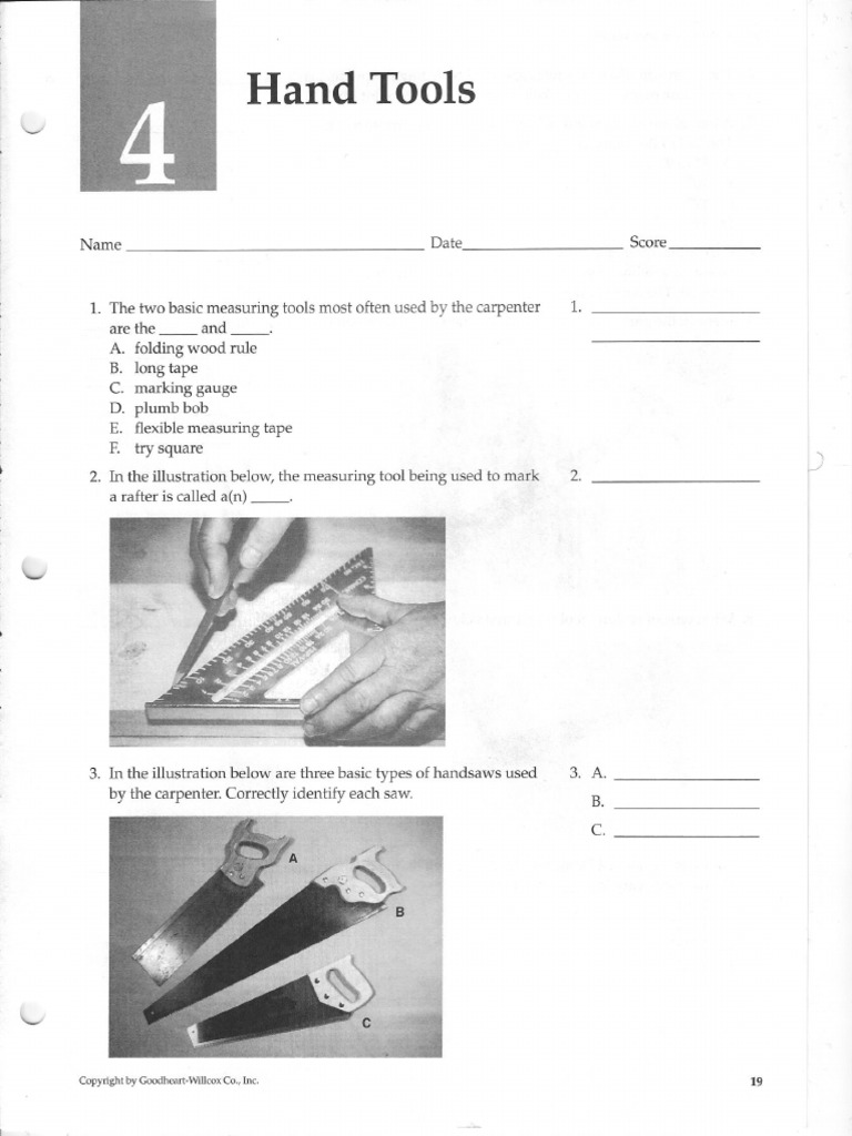 C1-Chapter 04-Hand Tools PDF | PDF