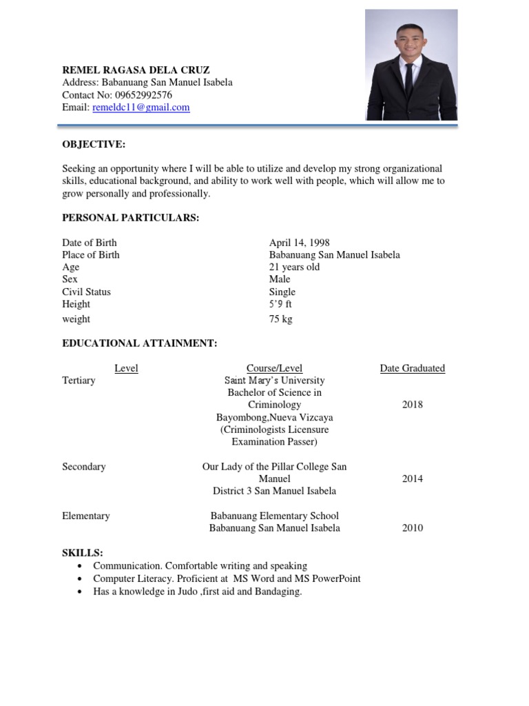 Remel Ragasa Dela Cruz | PDF | Learning