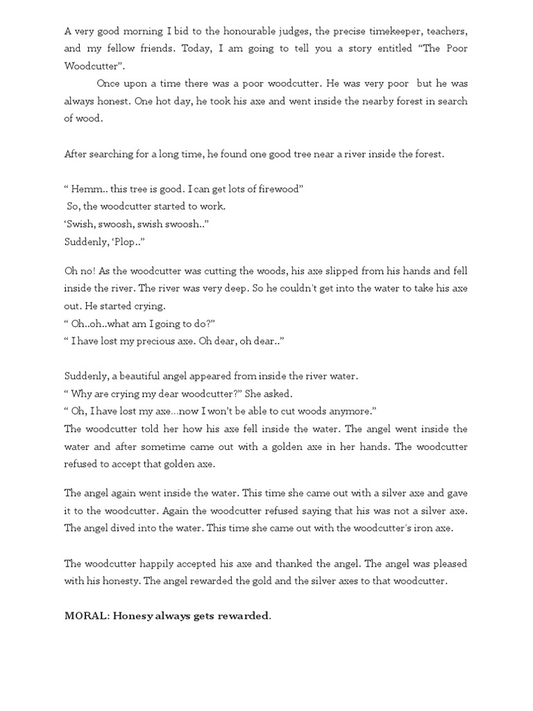 Story Telling Script | PDF