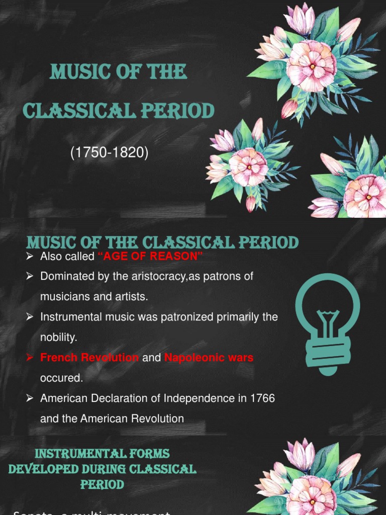 Music of The Classical Period | PDF | Art