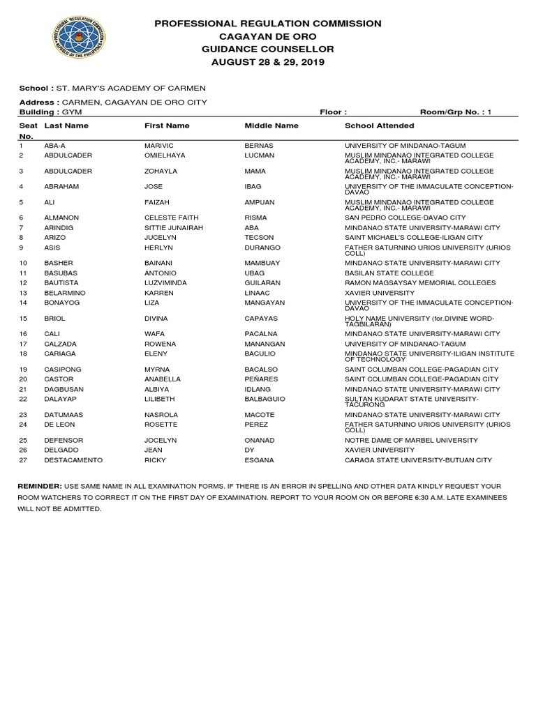 RA Guidance CDO Aug2019 PDF | PDF | Mindanao