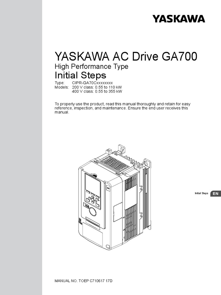 GA700 Parameter | PDF | Power Supply | Electrical Wiring