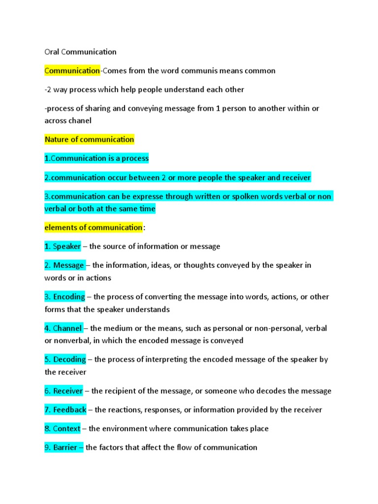 Oral Communication Grade 11 | PDF | Emotions | Communication