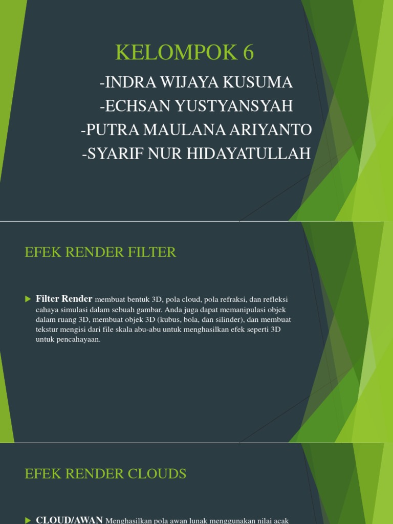 Efek Render Filter | PDF