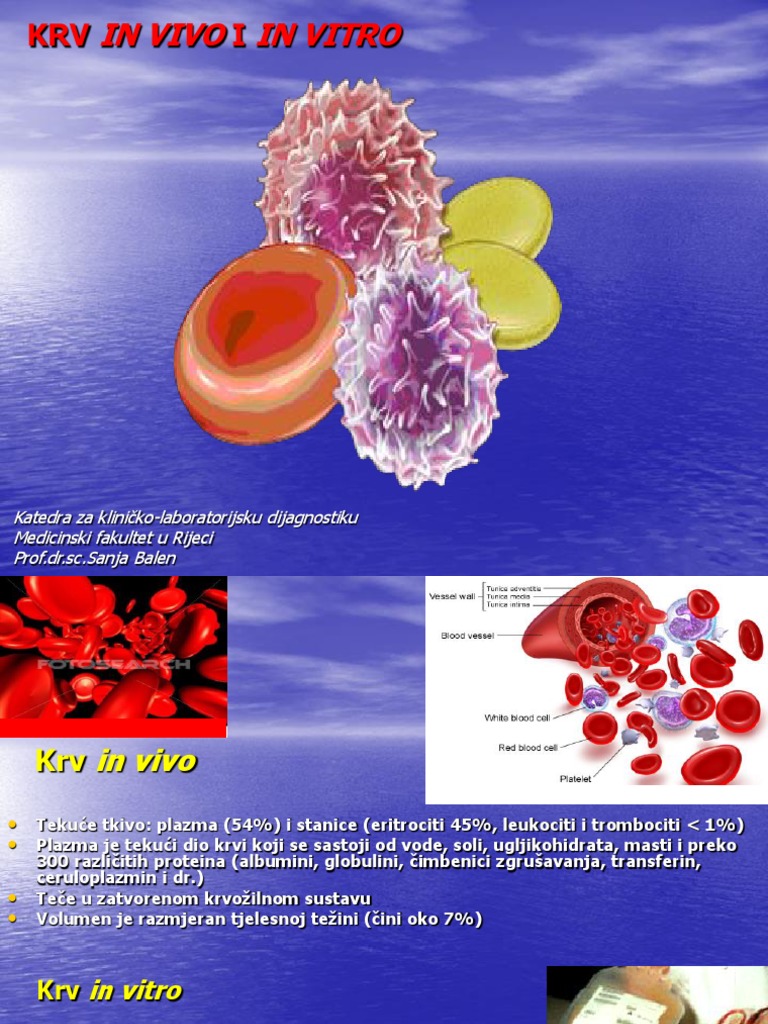 2.TM-KRV in Vivo I in Vitro+kvaliteta | PDF | Medicine | Nature