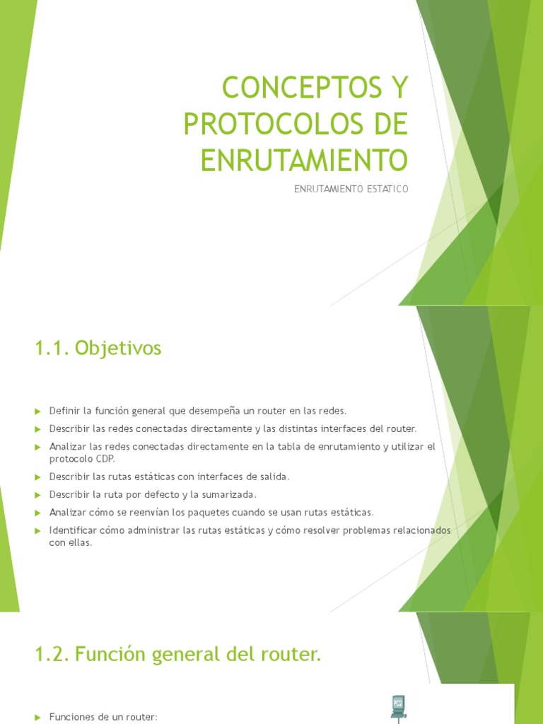 Conceptos y Protocolos de Enrutamiento | PDF | Enrutador (Computación) | Dirección IP