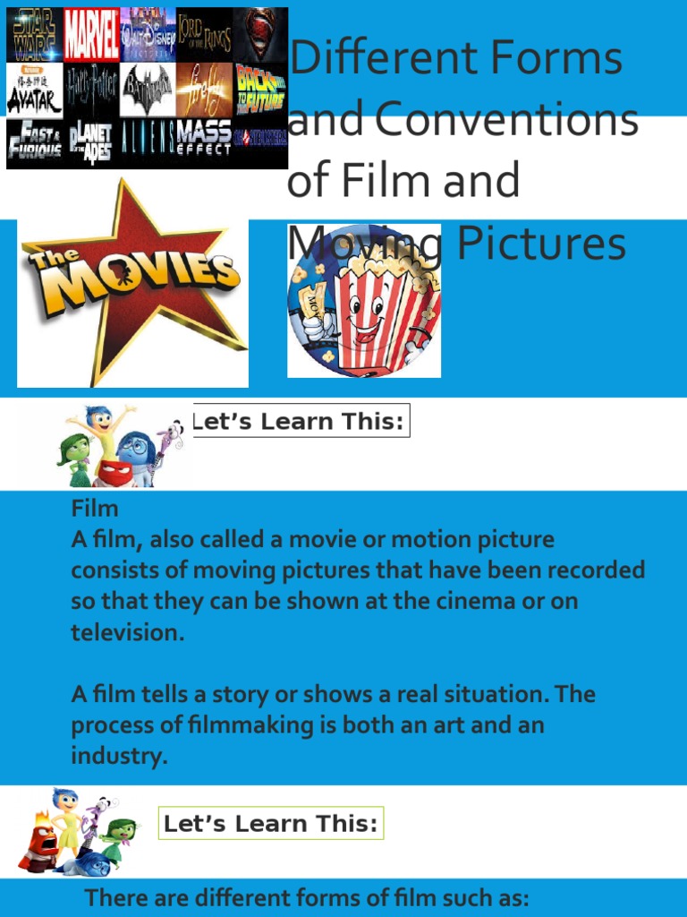 Film Conventions q1 (W1-10) | PDF | Acting | Actor