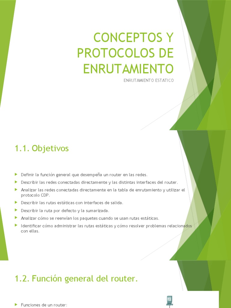 Conceptos y Protocolos de Enrutamiento | PDF | Enrutador (Computación) | Dirección IP