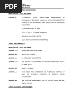 Filipino Radio Broadcasting Script | PDF