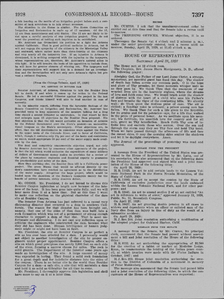 1928 Congressional Records | PDF | United States House Of ...