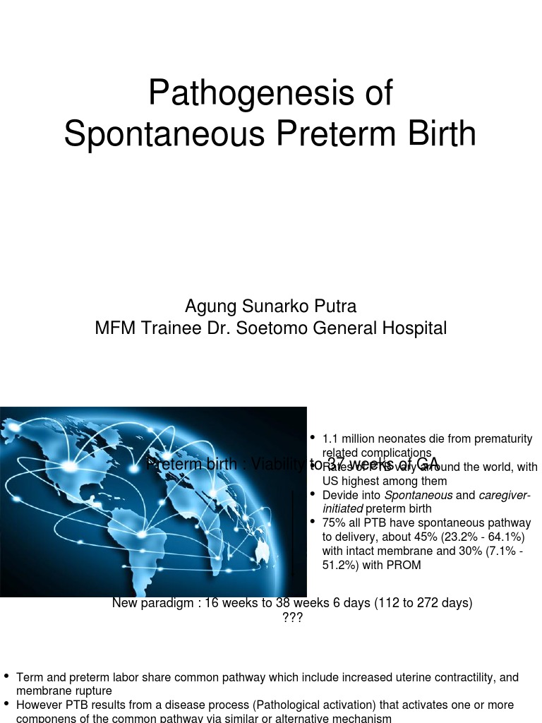 Pathogenesis of Preterm Labor | PDF | Childbirth | Preterm Birth
