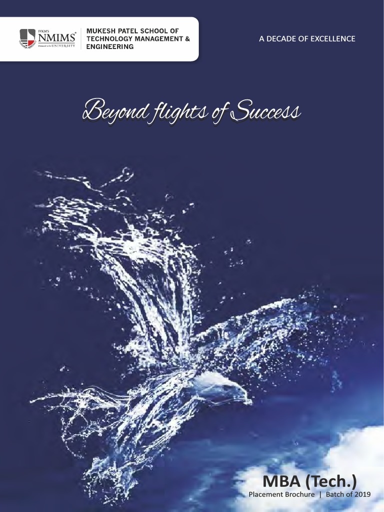 Mba Tech Mumbai Placement Brochure 2019 | PDF | Analytics | Engineering