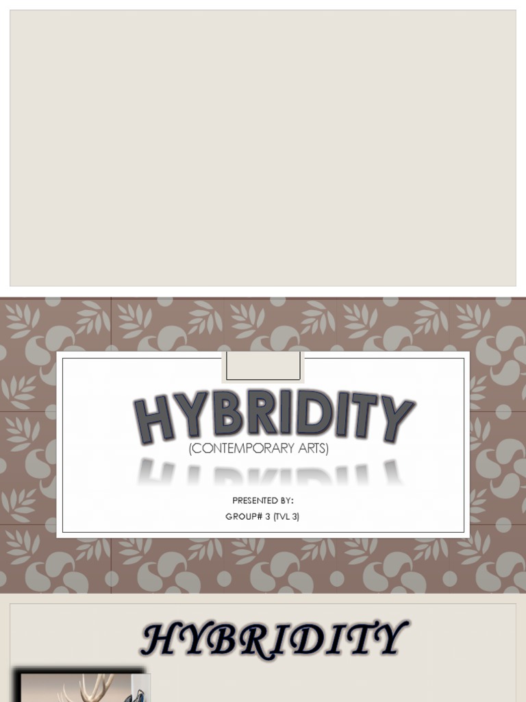 Hybridity | PDF