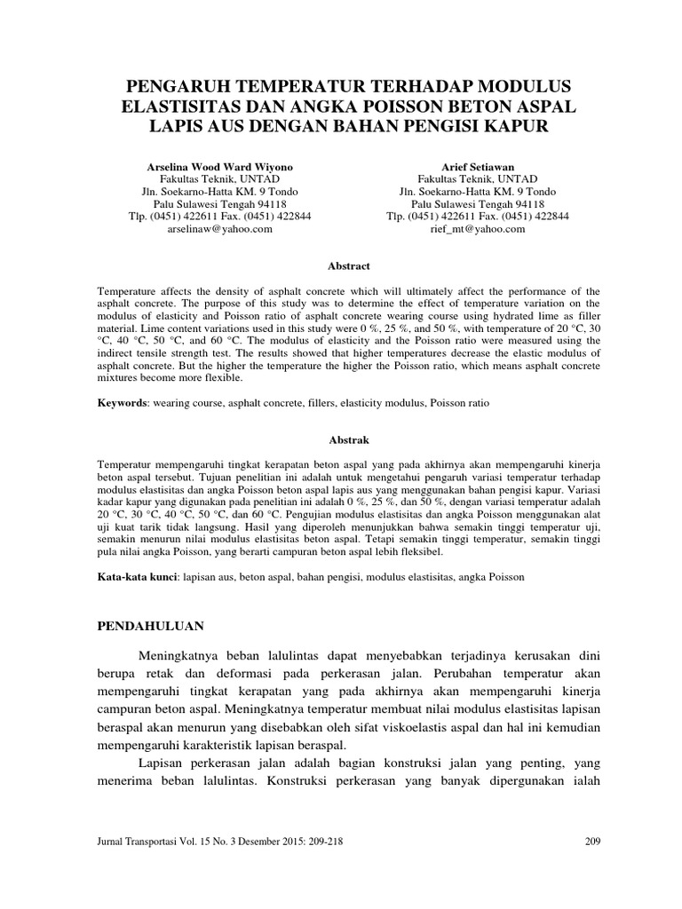 Jurnal Modulus Young | PDF