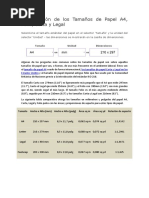 Dimensiones de Tamaños de Papel A - A0, A1, A2, A3, A4, A5, A6, A7, A8, A9, A10 - en Pulgadas y ...