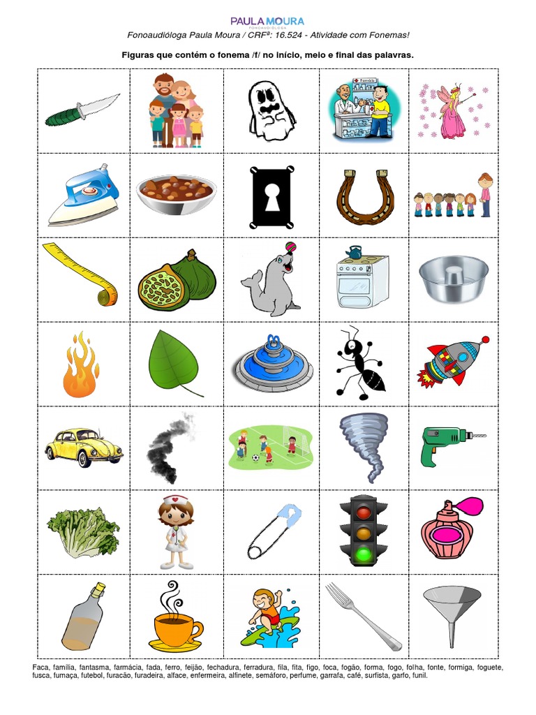 Fonema F | PDF