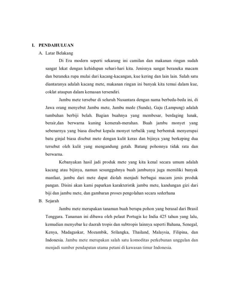 Jambu Mete | PDF