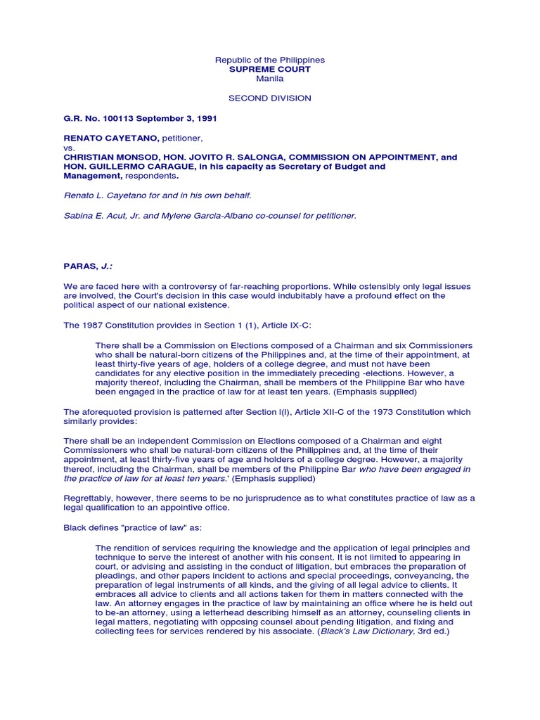 Consti Cases | PDF | Lawyer | Practice Of Law