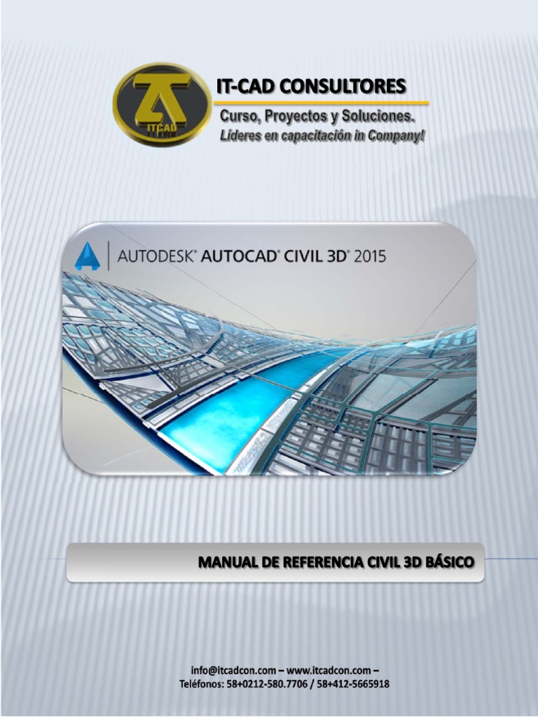 Manual Civil 3D Basico 2015 | PDF | Interfaces gráficas de usuario ...
