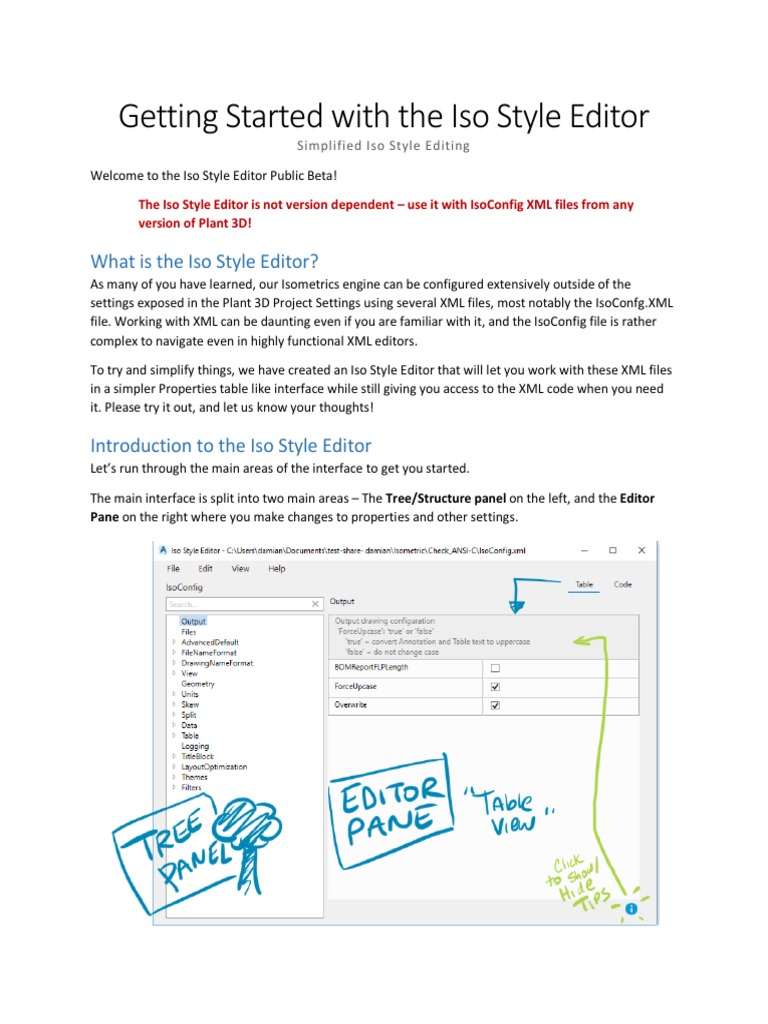 Getting Started With The Iso Style Editor Beta | PDF | Xml | Computing