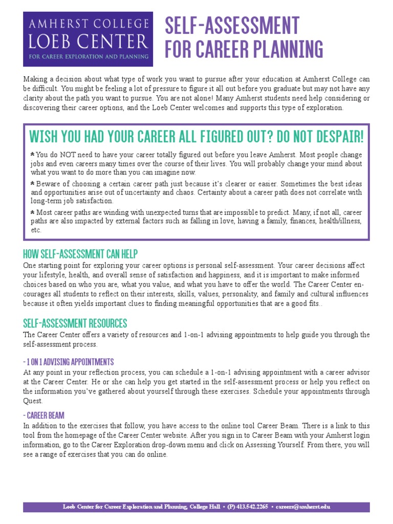 Self-Assessment Guide - FINAL | PDF | Idea | Value (Ethics)